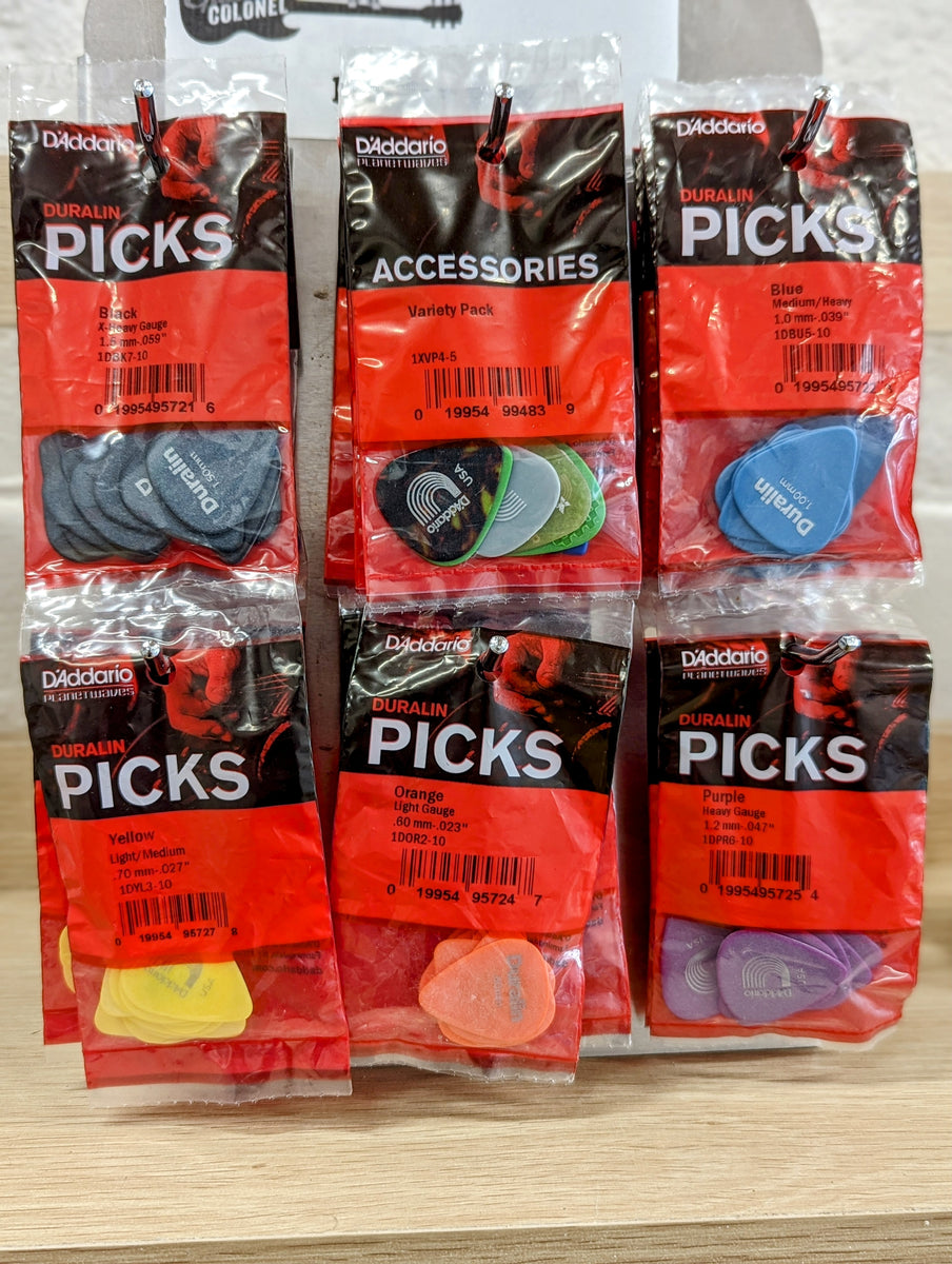 D'Addario DURALIN STANDARD 10-Packs - Multiple Sizes – The Guitar Colonel