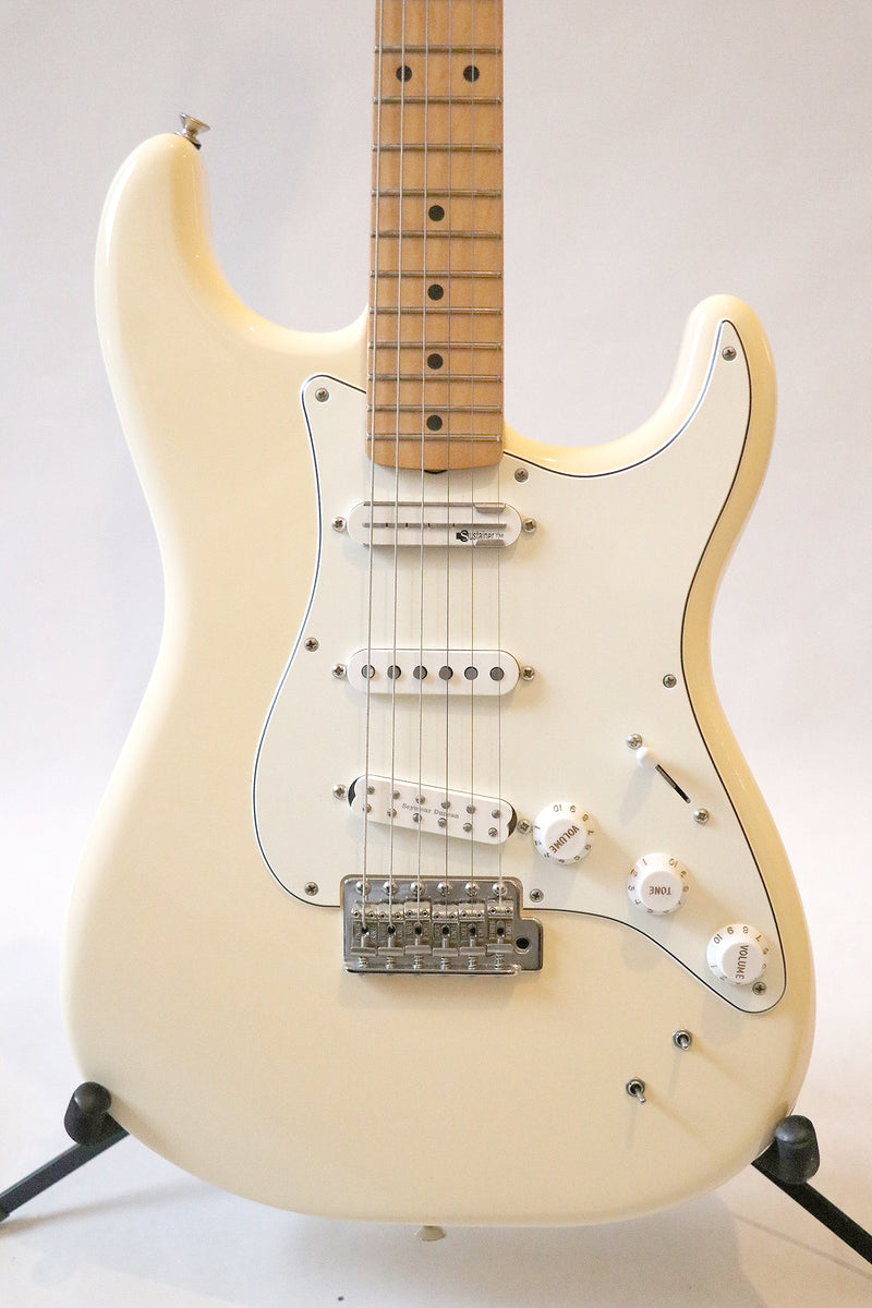 Fender EOB Stratocaster Olympic White – The Guitar Colonel